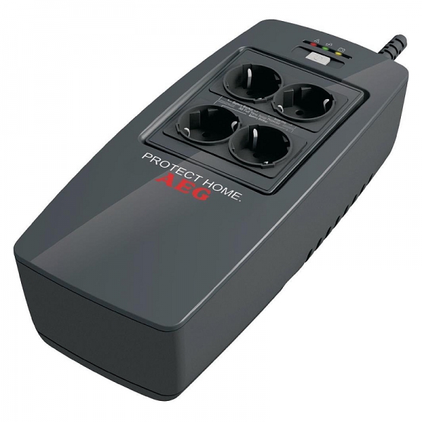 AEG UPS Protect Home 600VA/300W, VFD, offline UPS technology, 4 outlets ...